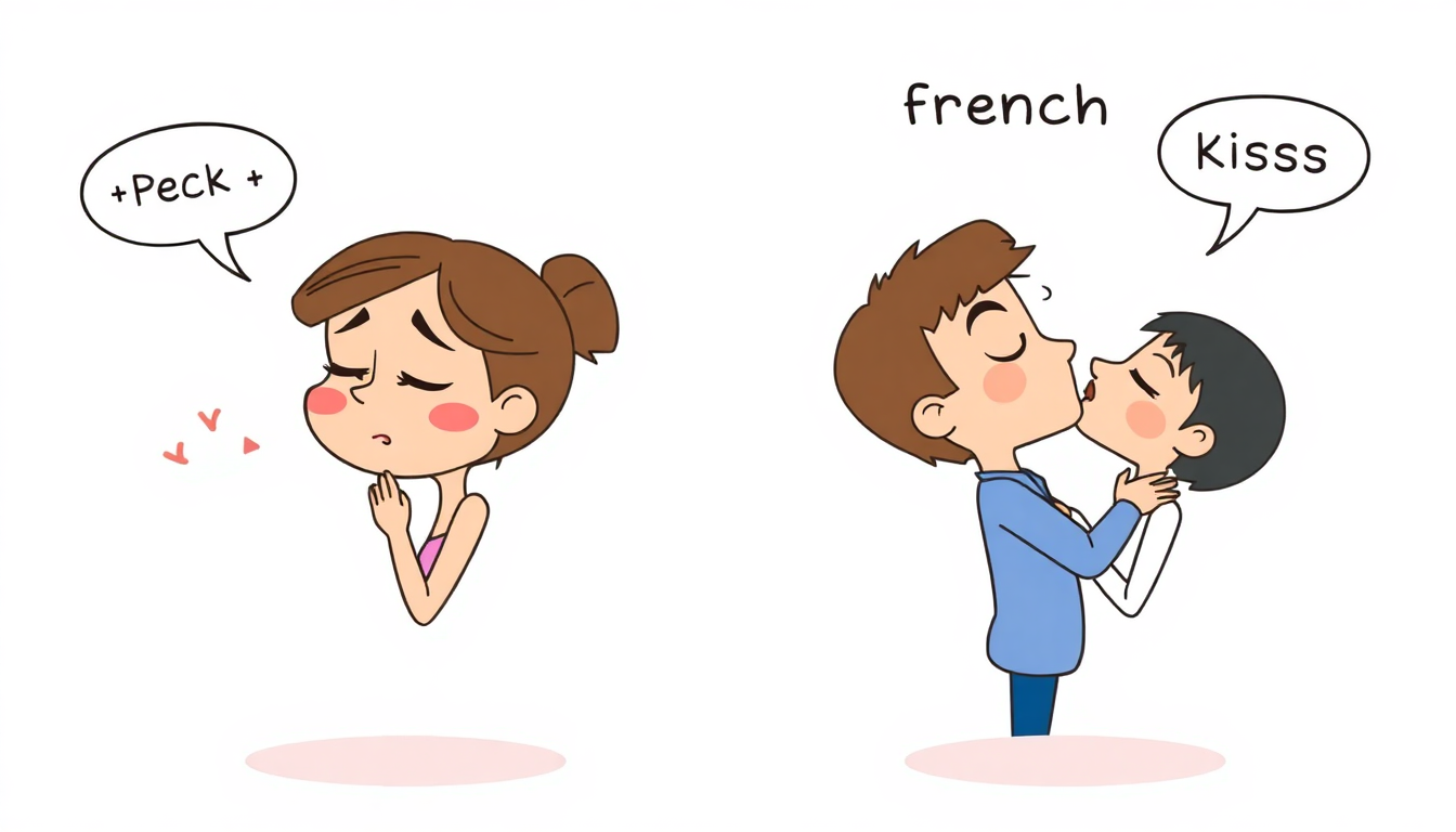 Peck Lip vs. French Kiss: What's the Difference?