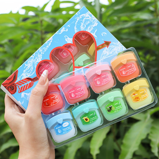 Pamper Your Lips: 4-8 Pack Fruit Flavored Lip Care Gift Set