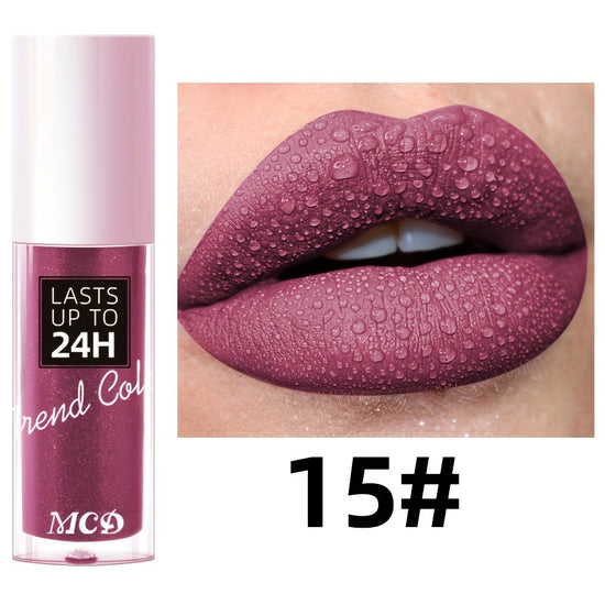 Berry Purple Matte Lip Glaze - Perfect for Festivals & Gifts