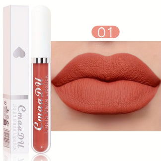 CmaaDu 18 Matte Lip Gloss - Kiss-Proof & Hydrating Red Shades