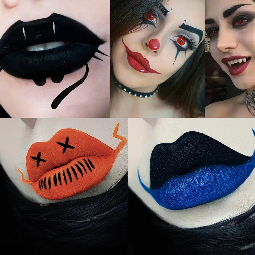 Gothic Lip Glaze - 12 Vibrant Shades of Long-Lasting Matte Magic