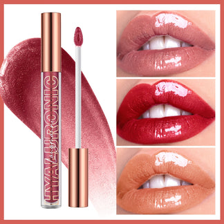 Hyaluronic Acid Glitter Lip Gloss - Perfect for Your Festival Look
