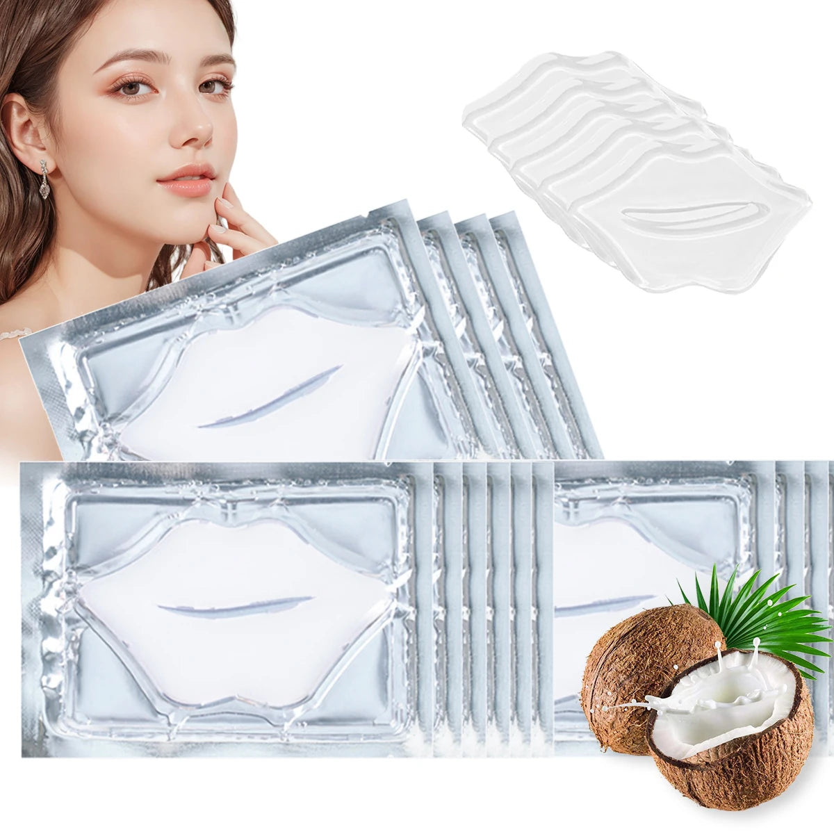 MOOYAM Hydrating Lip Masks - Collagen & Hyaluronic Acid Boost