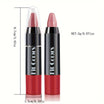 Matte Lipstick Crayon Collection - Vibrant Colors for All-Day Wear