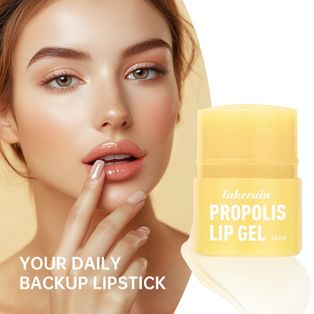 Nourishing Propolis Lip Gel - Hydrating Balm & Gentle Exfoliator