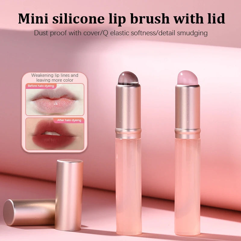 Silicone Lip Brush for Flawless Lip Color Application & Concealing