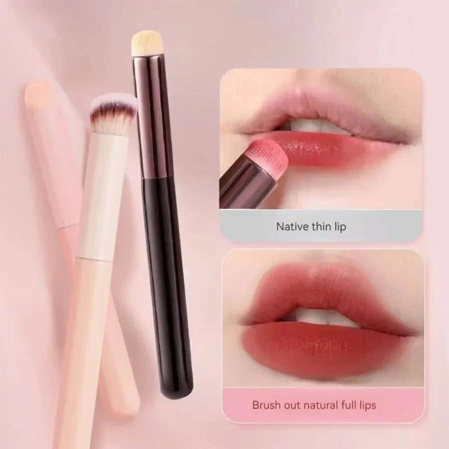 Trio of Versatile Lip Brushes for Flawless Makeup Application