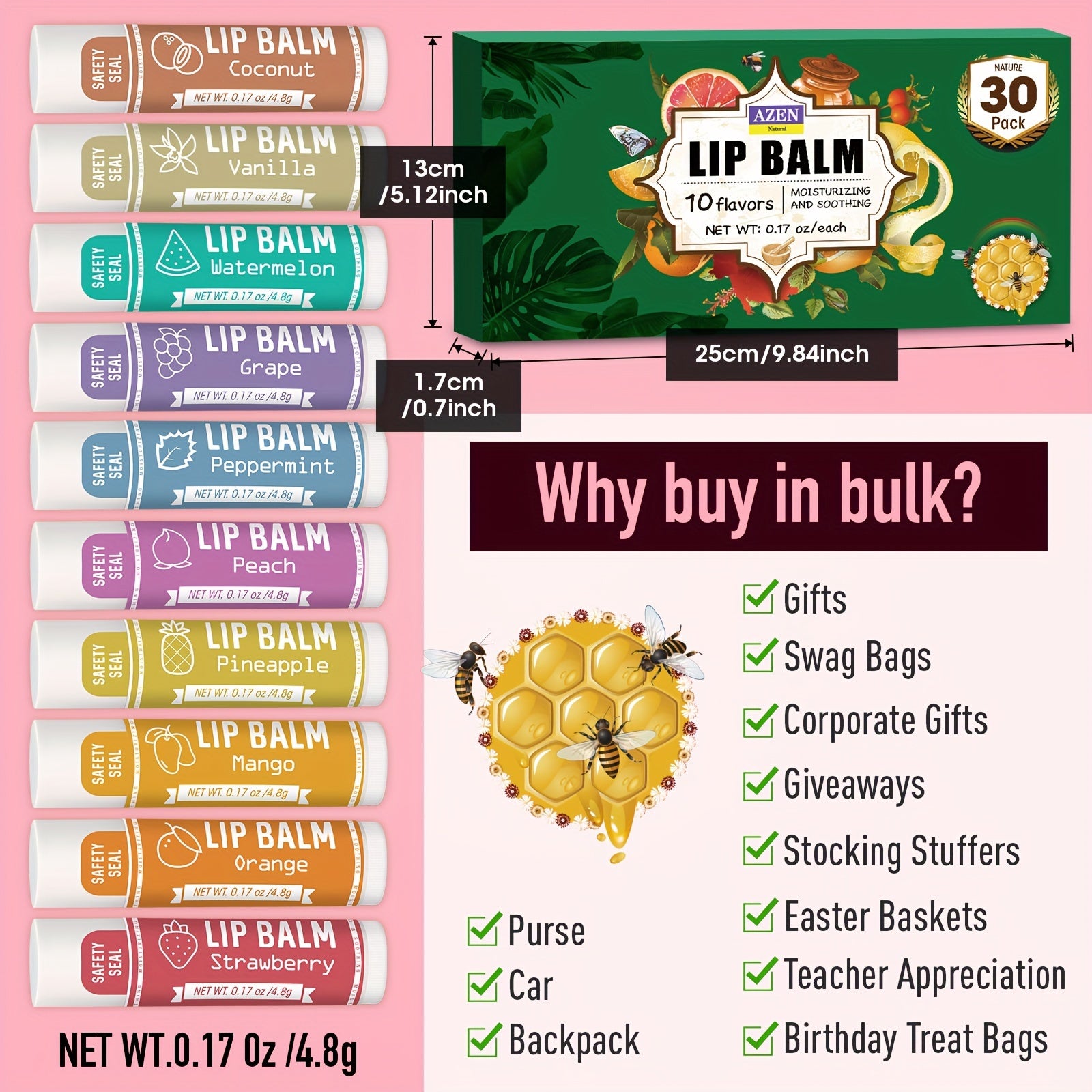 Ultimate Lip Care Kit: 30 Nourishing Balms for Every Occasion