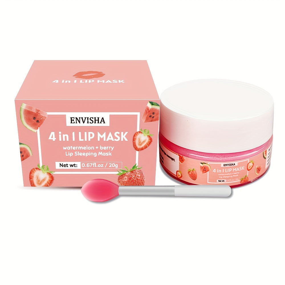 Watermelon Berry Lip Mask - Nighttime Hydration & Dark Lip Repair